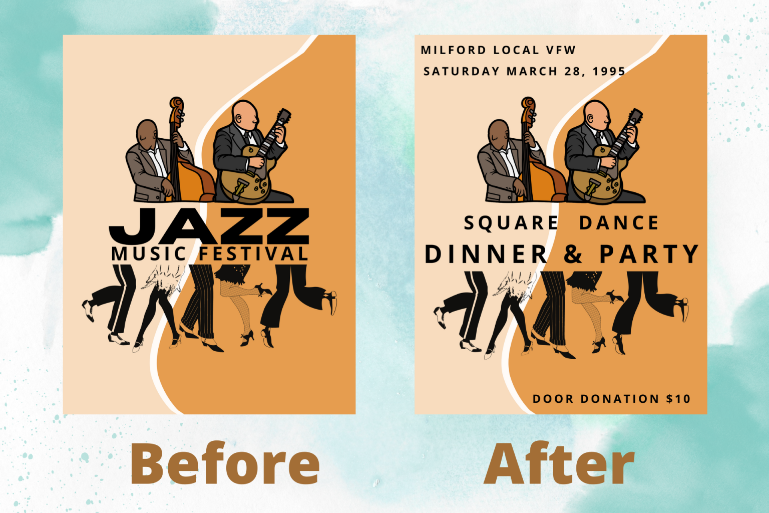 Make Square Dance Flyers Using the Canva Free Design Editor ...